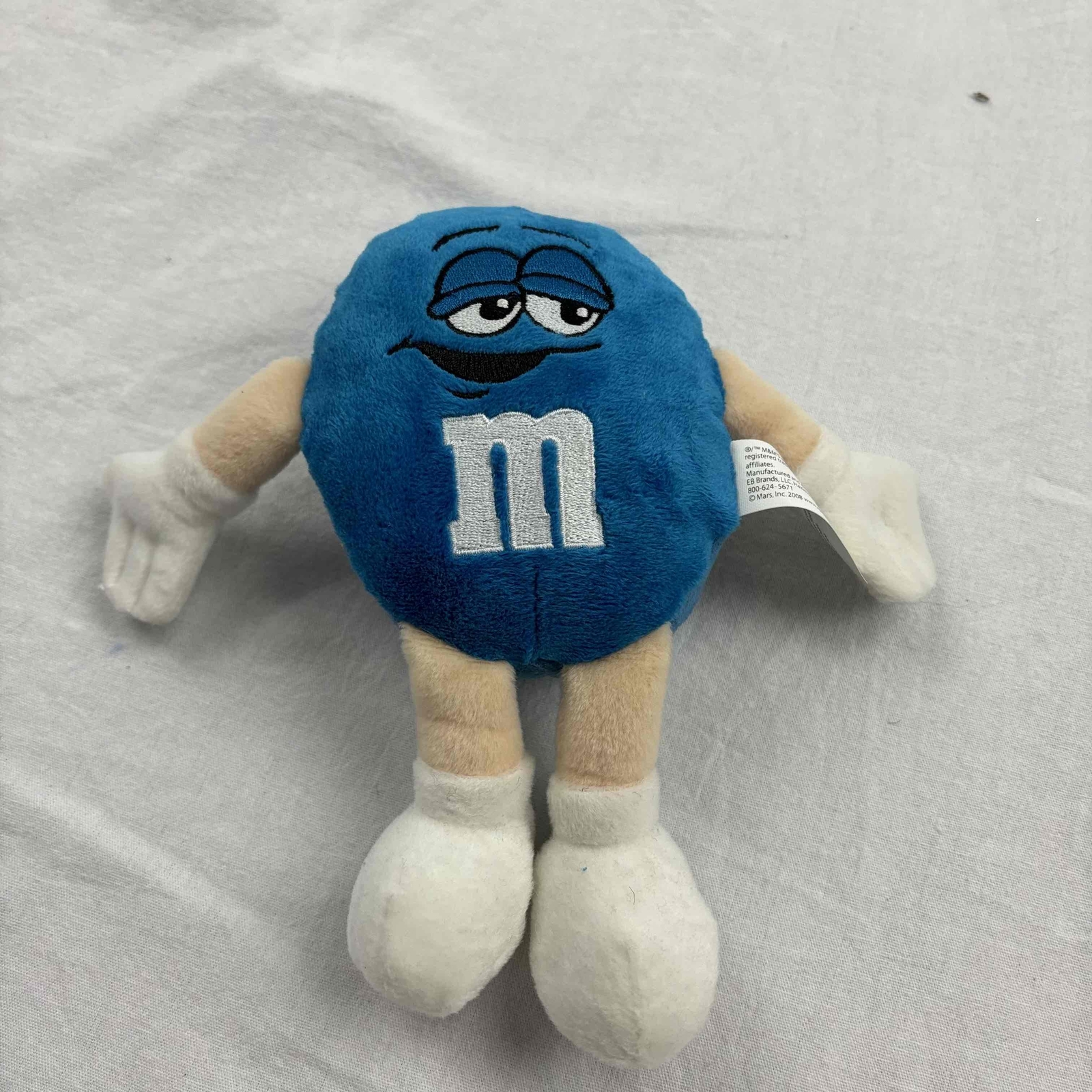 M&M Plush Stuffed Toy Blue Character Doll Authentic 7" | eBay
