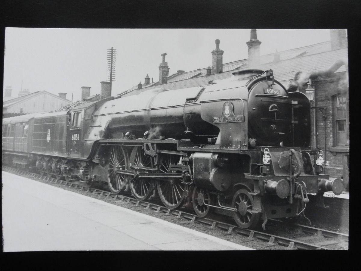 LNER No.60156 GREAT CENTRAL Steam Locomotive RP Photocard | eBay