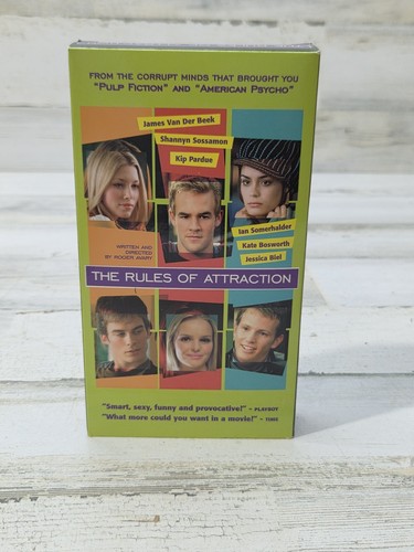 THE RULES OF ATTRACTION VHS JAMES VAN DER BEEK JESSICA BIEL AVARY 2002 ...