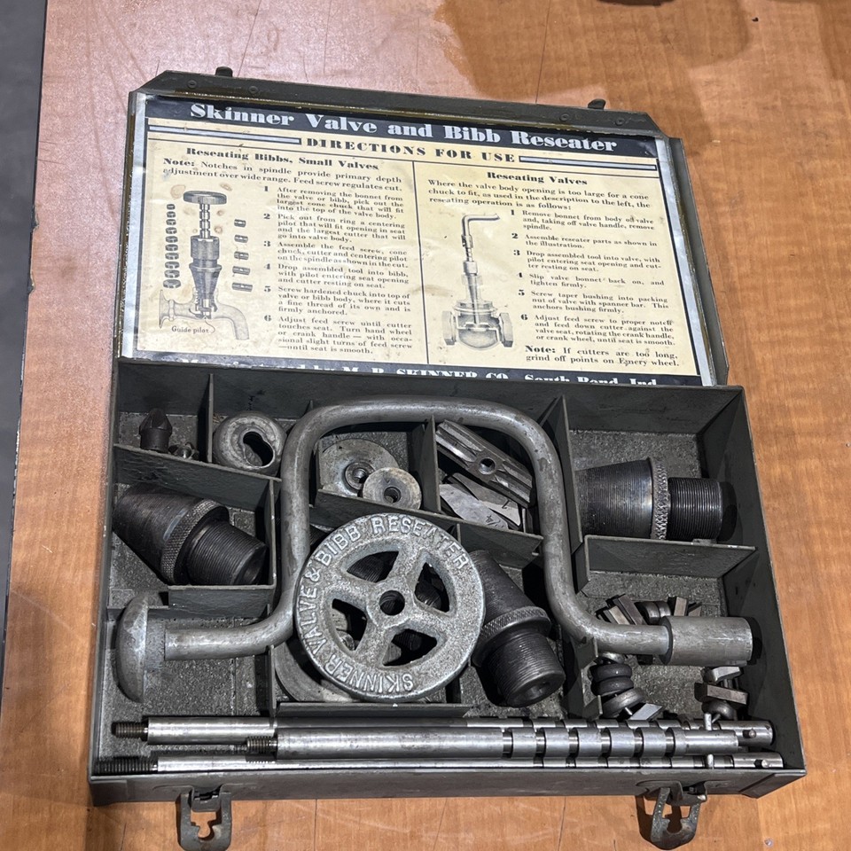 🔥Vintage Skinner Valve & Bibb Reseater Repair Kit, Used, Free Shipping ...