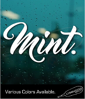 Mint VINYL STICKER DECAL TUNING RACING DIESEL AIRCOOLED DRIFT IMPORT ...