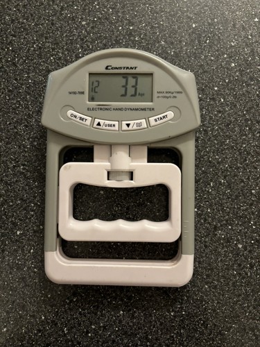 200 Lbs 90 Kgs Digital Hand Dynamometer Grip Strength Measurement Meter ...