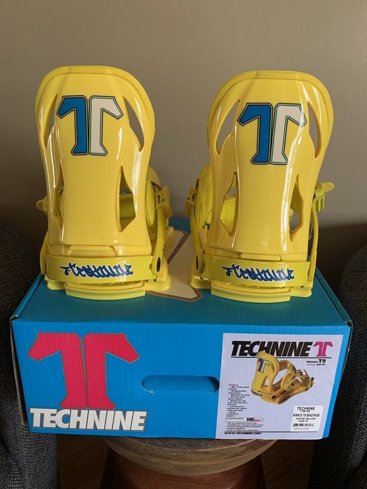 Technine Woman’s Snowboard Bindings New In Box Size Medium | eBay