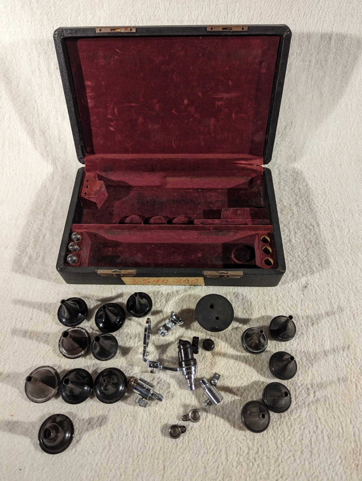 Vintage Otoscope Ophthalmoscope Case 3-540-800 US Military Army Navy ...