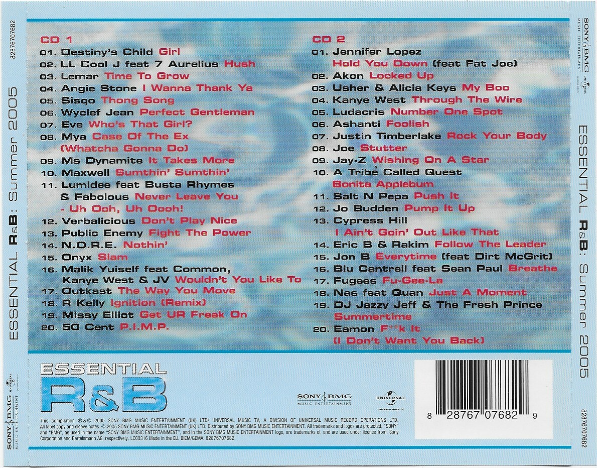 Essential R&B - The Very Best of R&B Summer 2004 by Various Artists ...