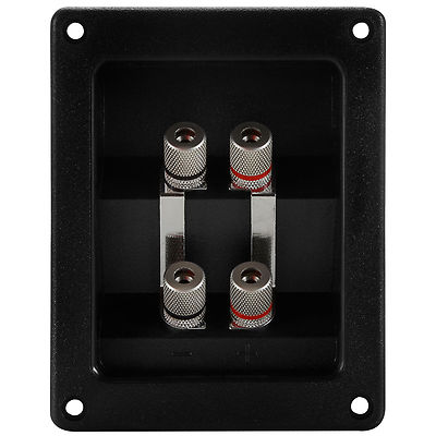 Bi-Amp Speaker Terminal Satin Nickel Binding Post | eBay