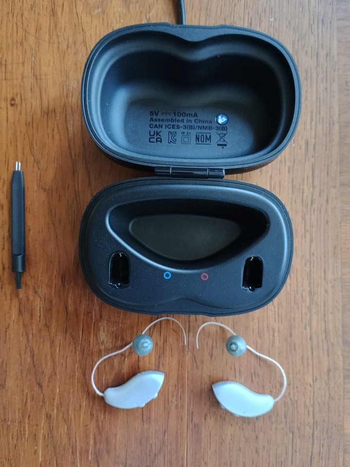 Starkey Genesis AI 12 RIC RT hearing aids, silver, used | eBay UK