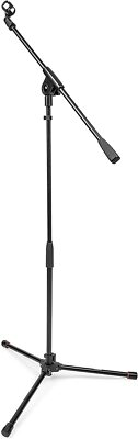 Gator Cases GFW-MIC-1500 Compact Fixed Boom Mic Stand with Tripod Base ...