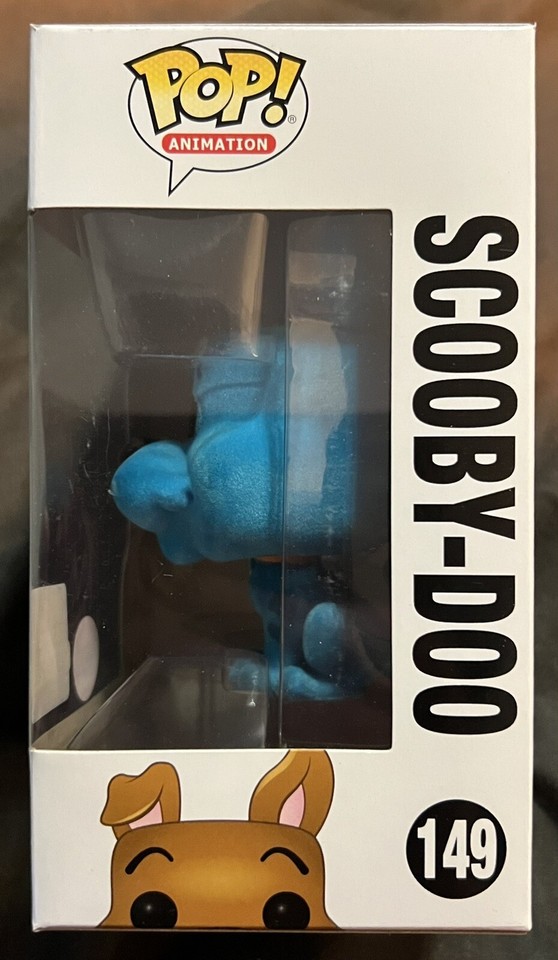 FUNKO POP VINYL ANIMATION #149 SCOOBY-DOO BLUE FLOCKED BNIB LTD 2500pcs ...