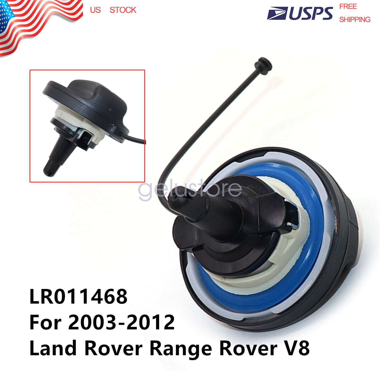 Fuel Gas Tank Filler Cap LR011468 Fit For 2003-2012 Land Rover Range ...