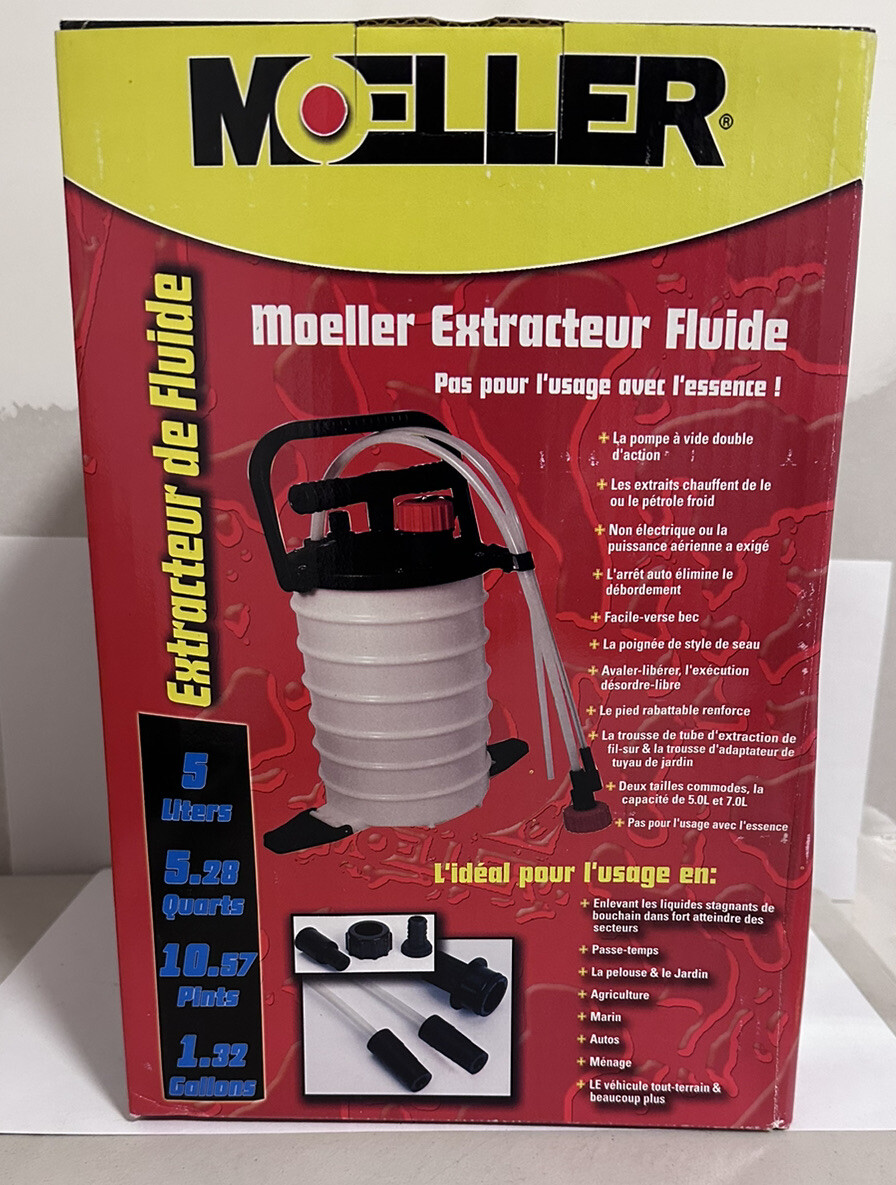 Moeller 035330 Fluid Extractor - 5.0 Liter (5.2 Quart) Capacity for ...