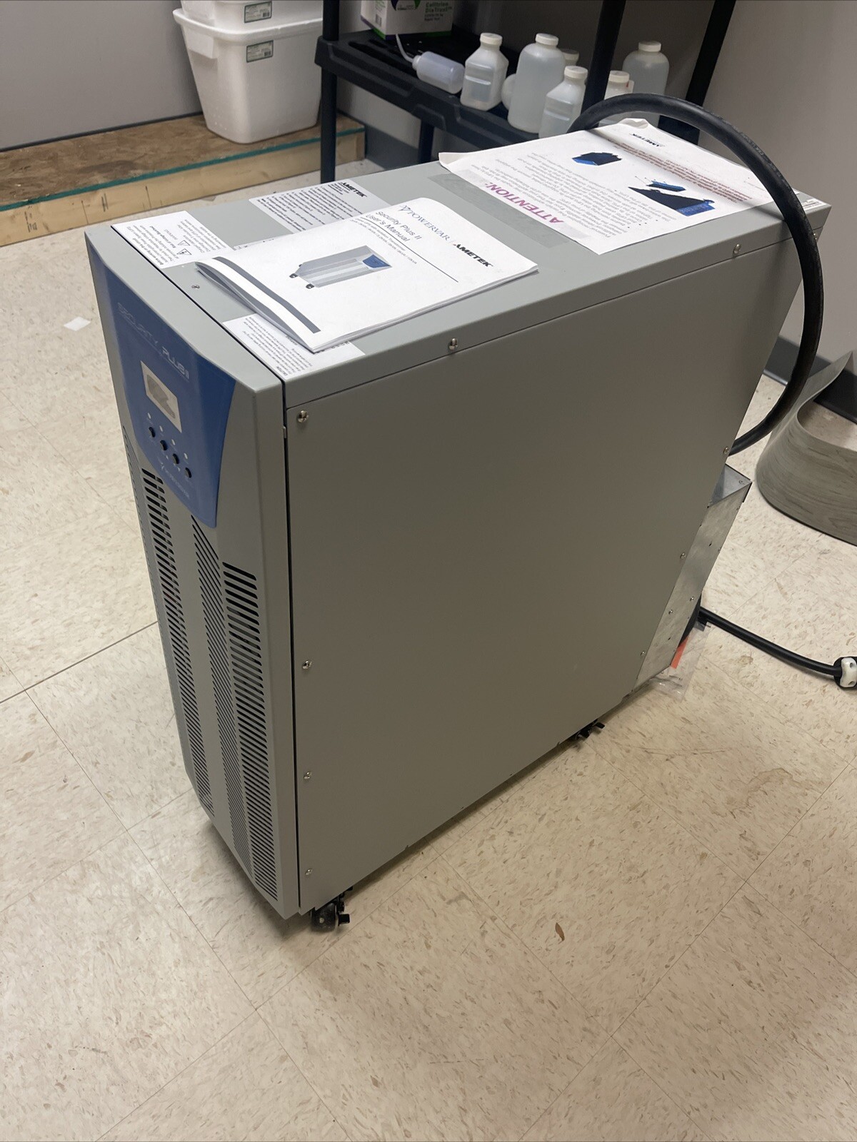 Powervar Security + Plus ABCDEF4000-22 22040-84R UPS Uninterrupted ...