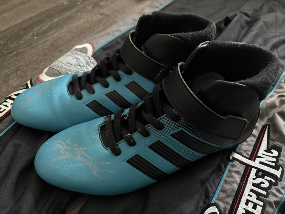 NASCAR Race Used Kyle Busch Race Worn WIN Race Suit w Shoes Adidas ...