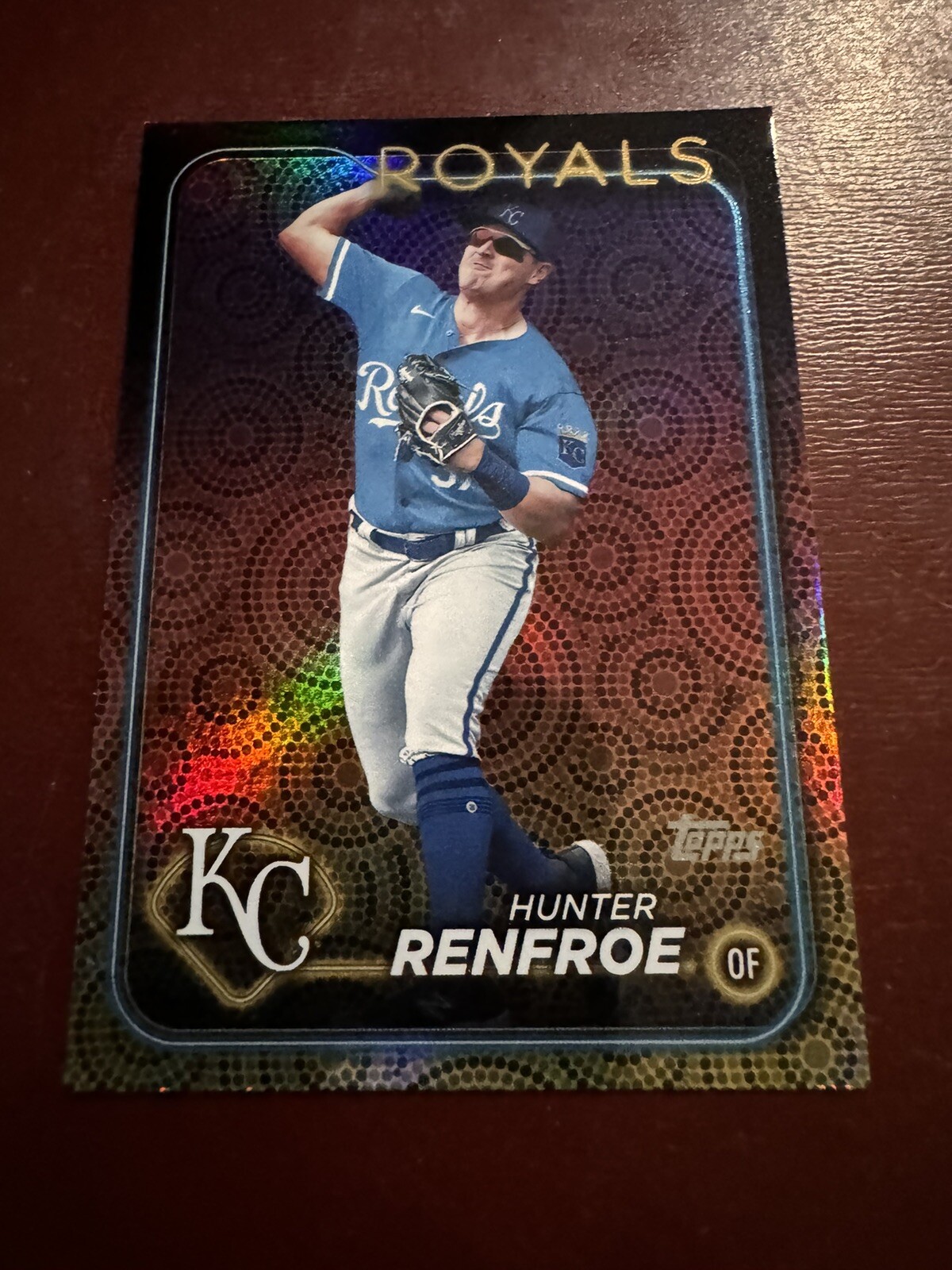 2024 Topps Series 2 #468 HUNTER RENFROE Summer Holiday Foil - Kansas ...