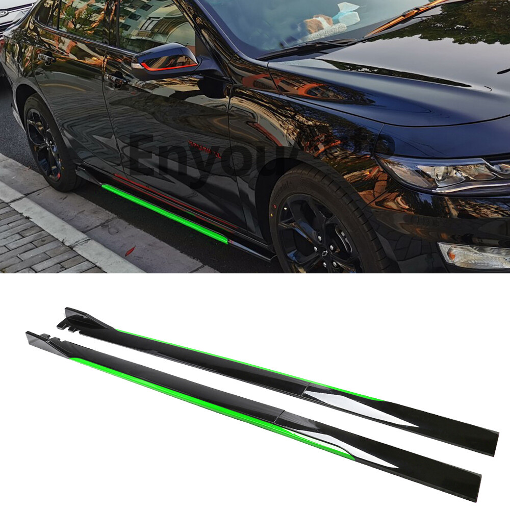 For Chevrolet Spark 86" Side Skirt Extension Rocker Panel Splitter ...