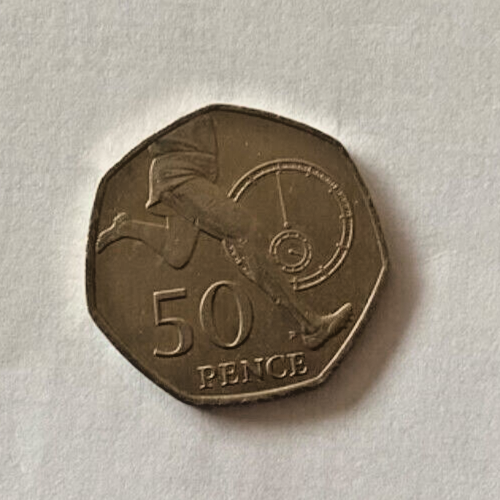2004 50P COIN RARE SIR ROGER BANNISTER 4 MINUTE MILE 50TH ANN FIFTY ...