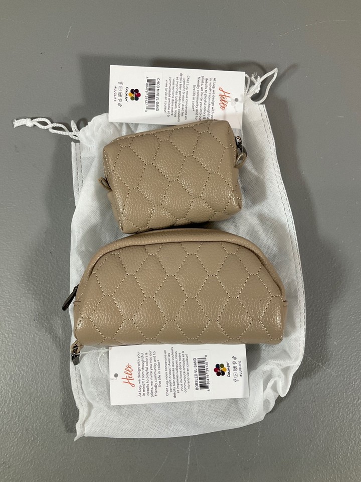 Lug Mini Choo Choo/Bobsled Sand Eyeglass & Pill Case - Quilted, Dual ...