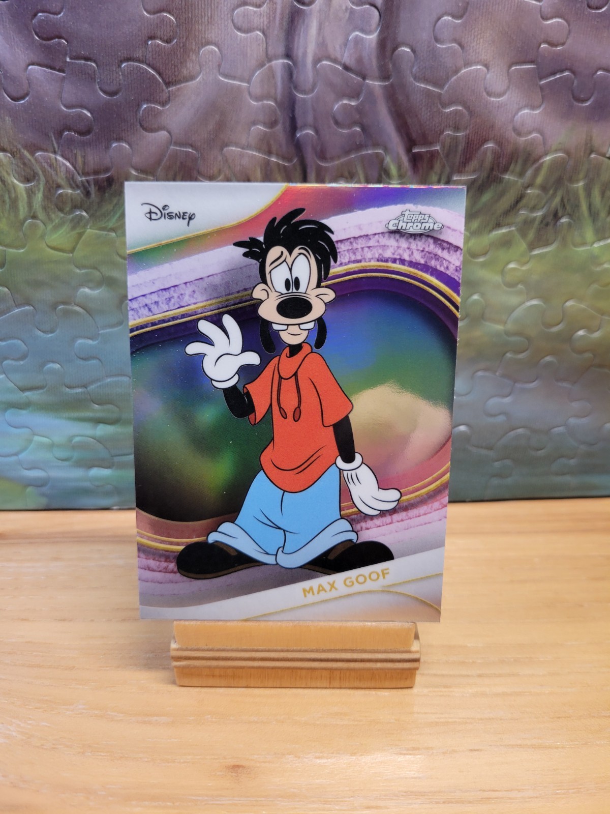 Max Goof 2025 Topps Chrome Disney #33 Black Mini Diamonds Refractor /10 ...