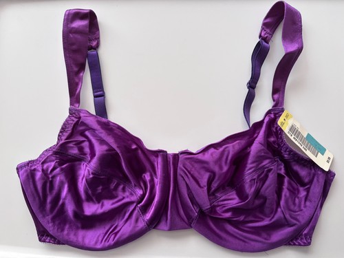 Vintage Sears Satin Caress Unlined Underwire Bra 81948 Purple 38D | eBay