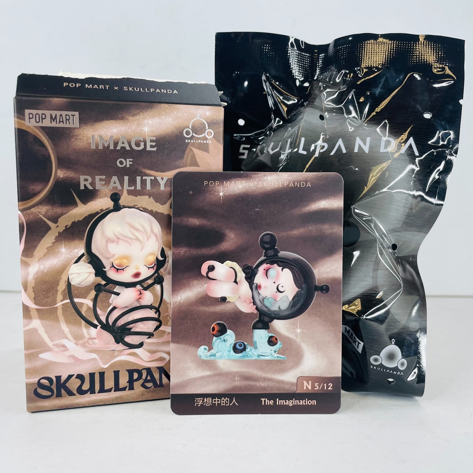 POP MART x Skullpanda Image of Reality Series Figure Dolls - The Imagination | eBay