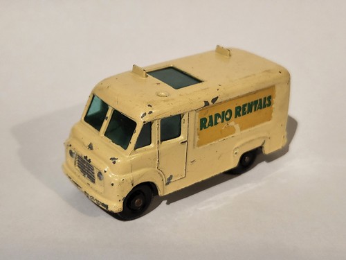 Vintage Matchbox No. 62 TV Serice Van Radio Rentals Made in England By ...
