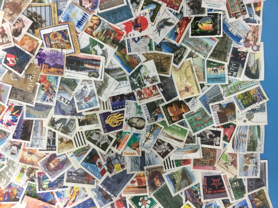 Canada Collection Of 1,500 Different Used Stamps | eBay