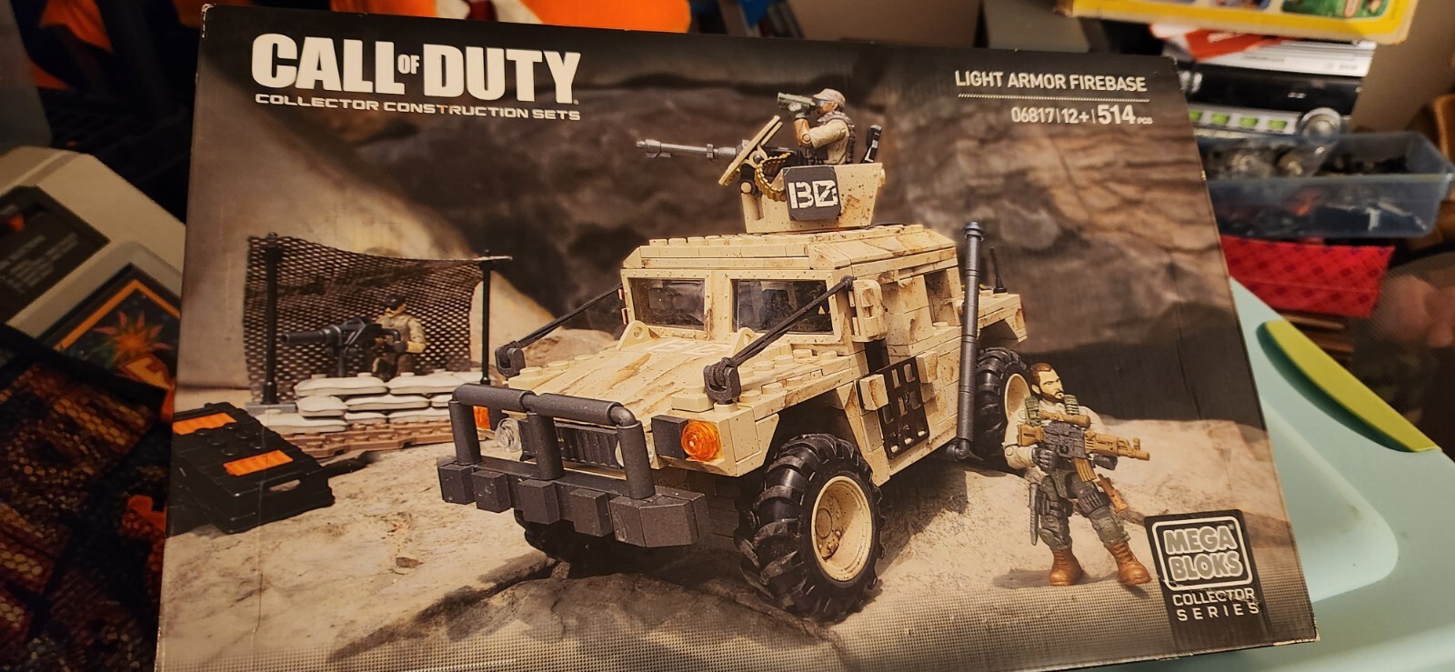 MEGA BLOKS - Call of Duty Light Armor Firebase Building Set 06817 514 ...