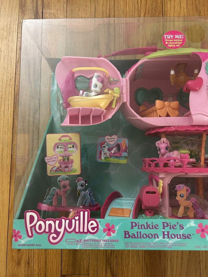 New My Little Pony Ponyville Pinky Pie's Balloon House Playset 2006 | eBay