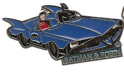 Batman and Robin in Batmobile Lions Club Pin | eBay