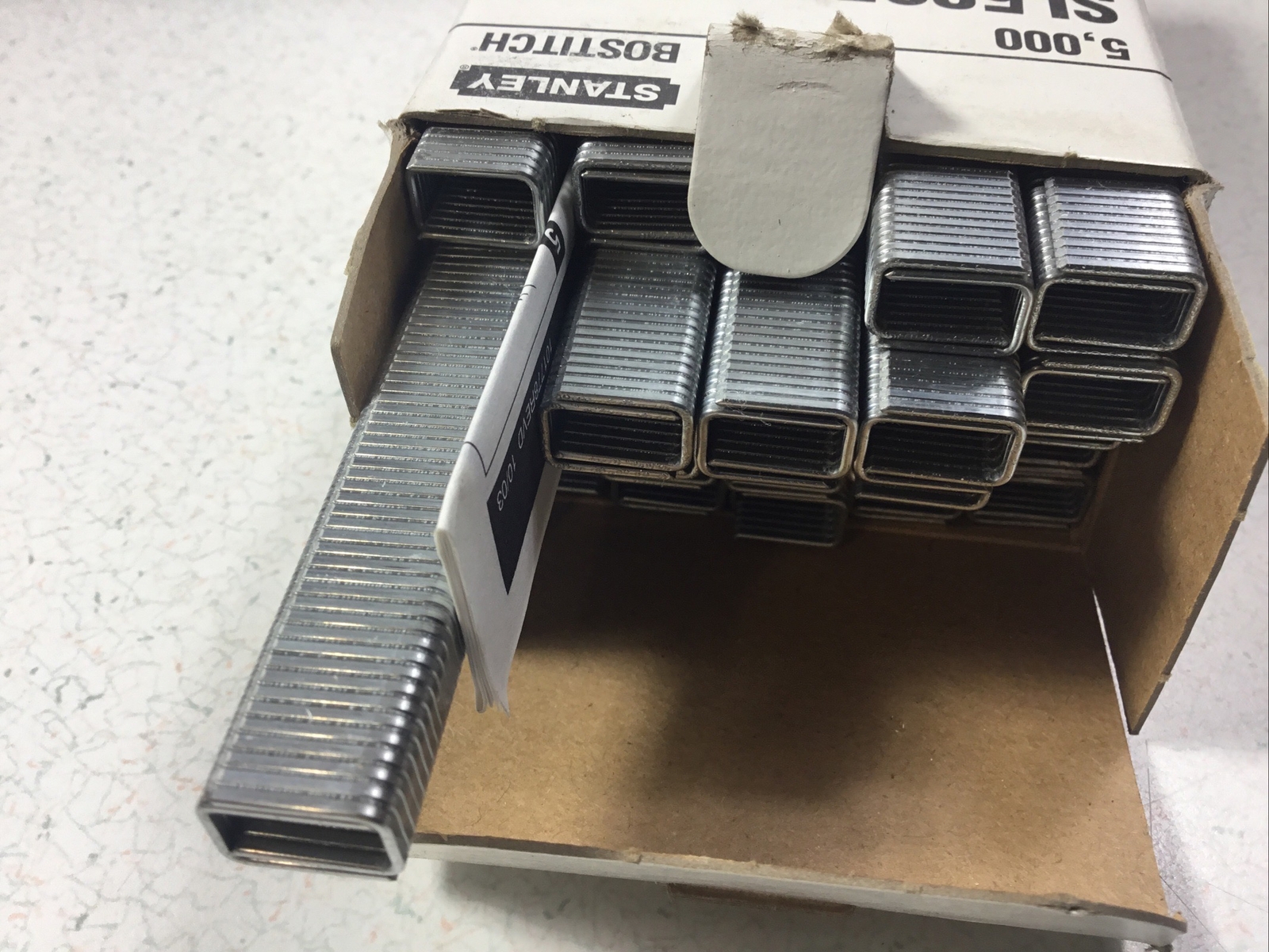 5,000 Bostitch Stanley SL5035 1/2G Staples for T28-7 T40SL-CT Brad ...