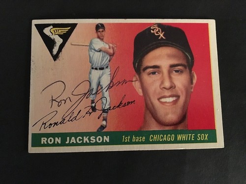 1955 TOPPS BASEBALL #66 RON JACKSON AUTO. EX+ FROM THE MASTRO ...