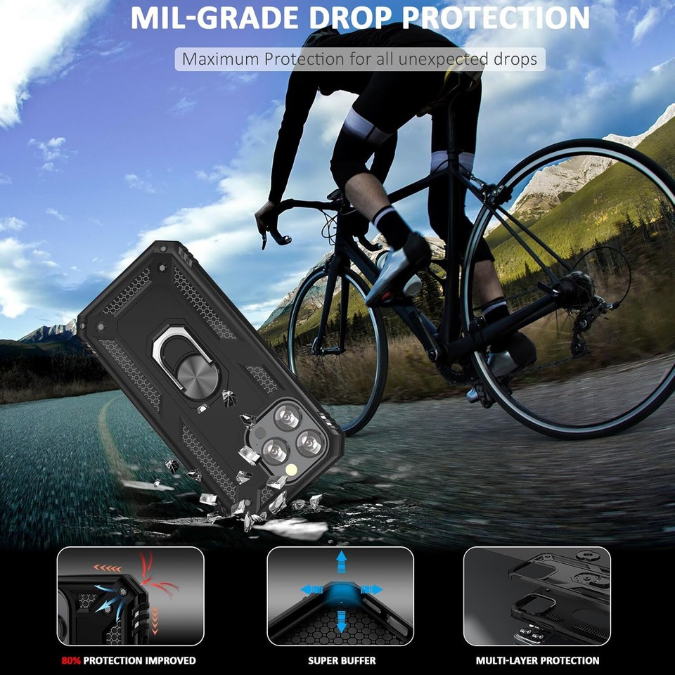 For iPhone 16 Pro Max 15 14 13 12 11 Plus Case Phone Cover Shockproof ...