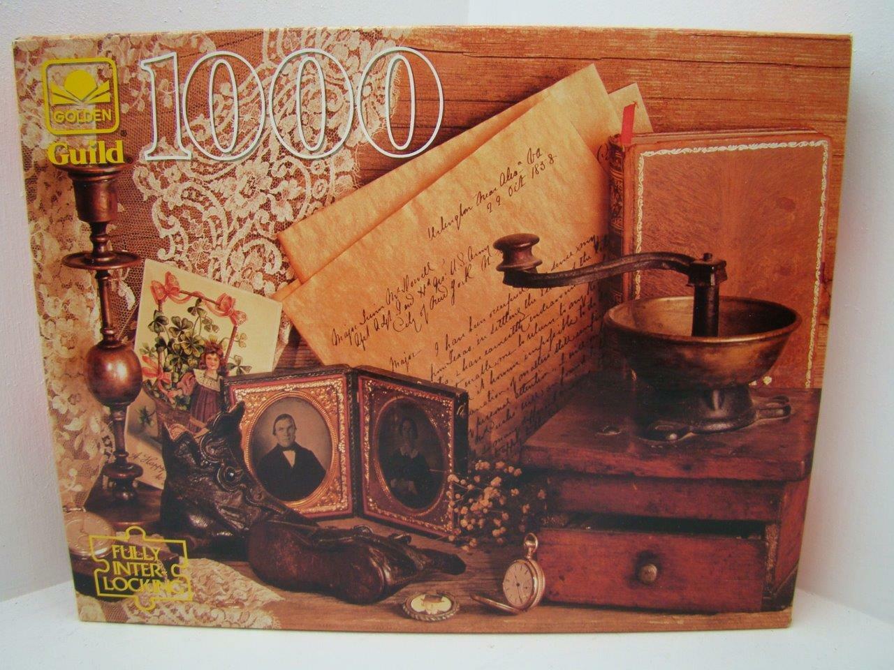 Golden Guild 1000 Piece Puzzle "Antique Menagerie" New In Sealed Box 28 ...