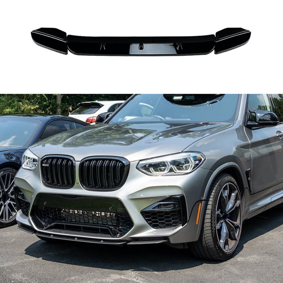Glossy Black Front Bumper Lip Splitter For BMW X3M X4M F97 F98 Pre ...