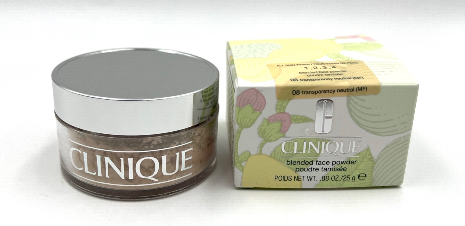 New in Box! Clinique Blended Face Powder ~08 Transparency Neutral ~0.88 ...