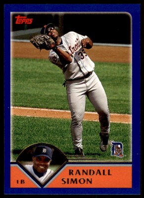 2003 TOPPS #119 RANDALL SIMON DETROIT TIGERS | eBay