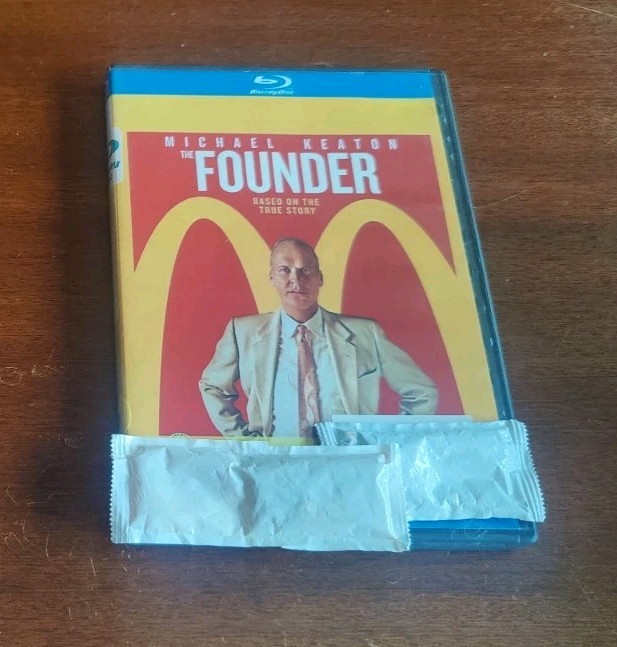 The Founder Blu Ray Very Good Ex Library Ships Free McDonalds Story Ray ...