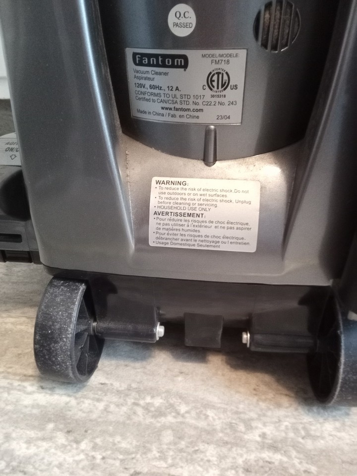 FANTOM FM718 Bagless Vacuum Cleaner Commercially Rate w' extras. | eBay