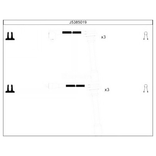 Ignition Cable Kit MCA079NP MD173402 J5385019 ADC41614 ICK5524 | eBay UK