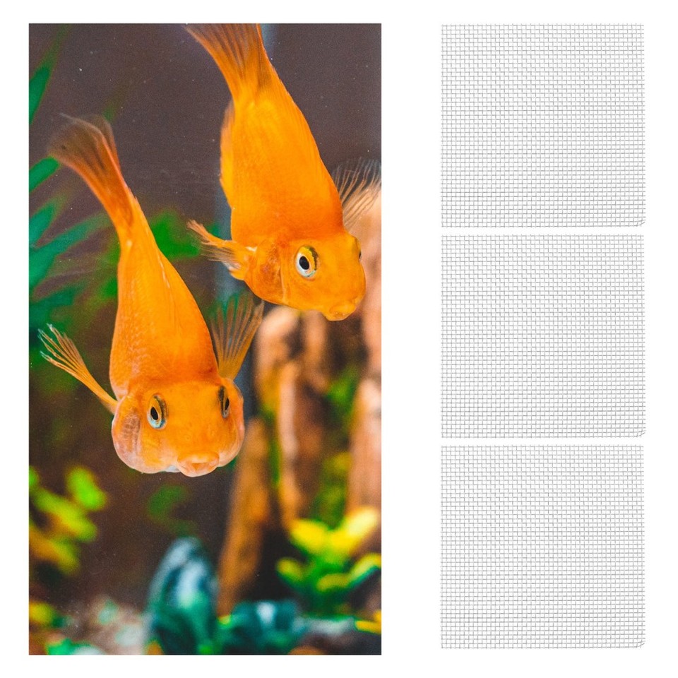 10 Pcs Fish Tank Wire Mesh Pad Aquarium Moss Mat Net for Pond Netting ...