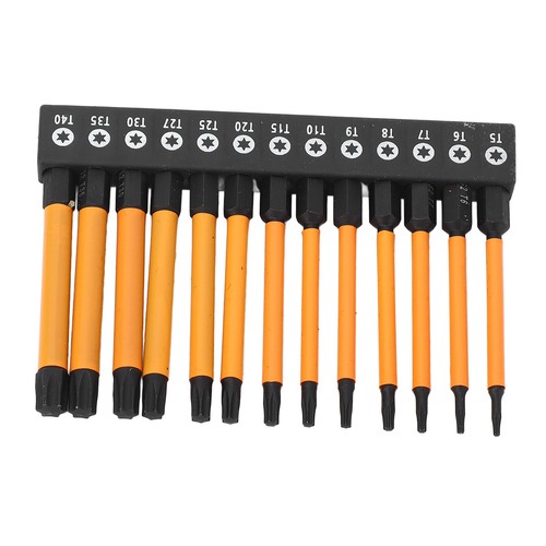 13PCS 75mm Star Bits S2 Alloy Steel Magnetic Star Bits for Garage ...