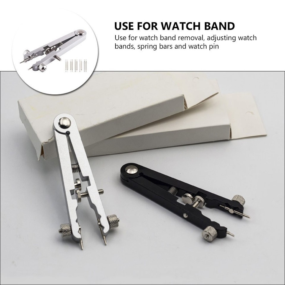 1 Set Watch Bracelet Spring Bar Plier Remover Replace Removing Tool Kit ...