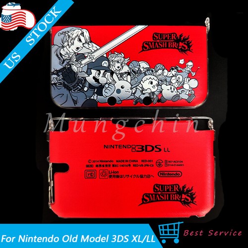 Red Housing Shell Case Cover Replace For Nintendo Old Model 3DS XL/LL ...