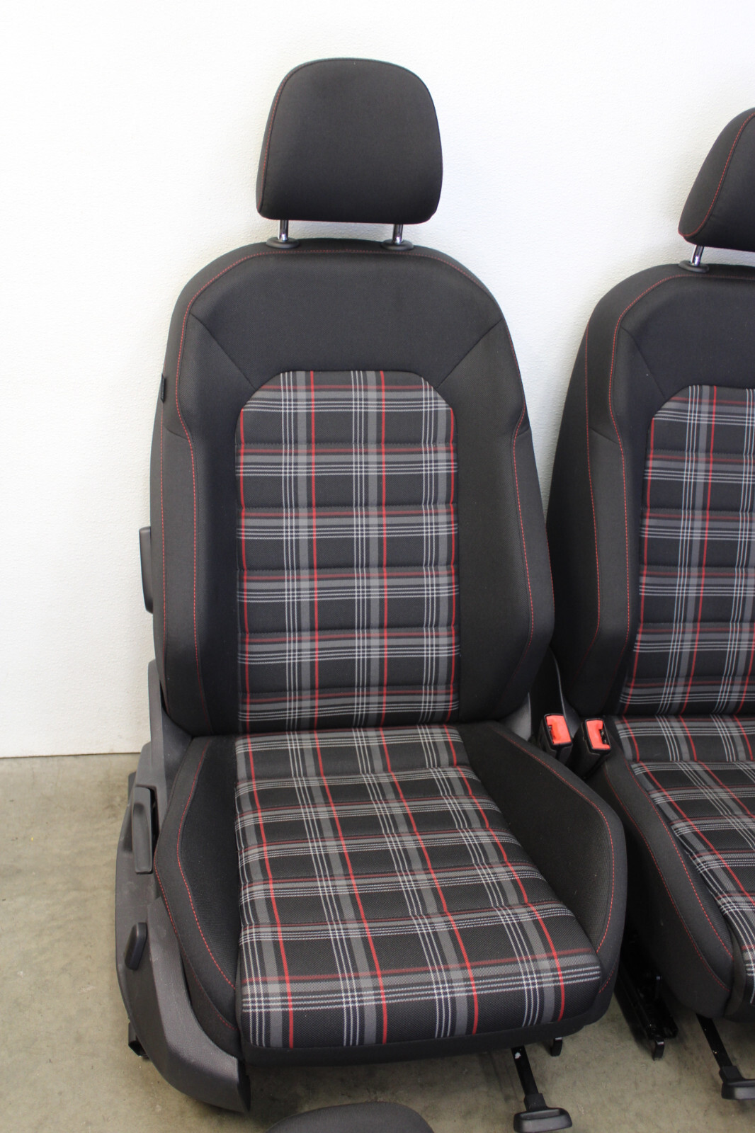 MK7 VW GTI Plaid Clot Seats Front Rear Seat Set 4 Door Oem 2018-2021 | eBay