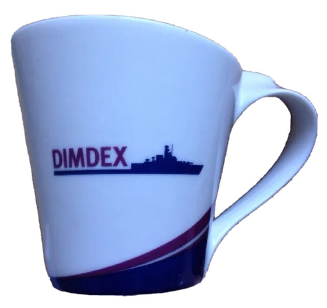 DIMDEX COFFEE MUG, DOHA INTERNATIONAL MARITIME DEFENCE EXHIBITION, DOHA ...