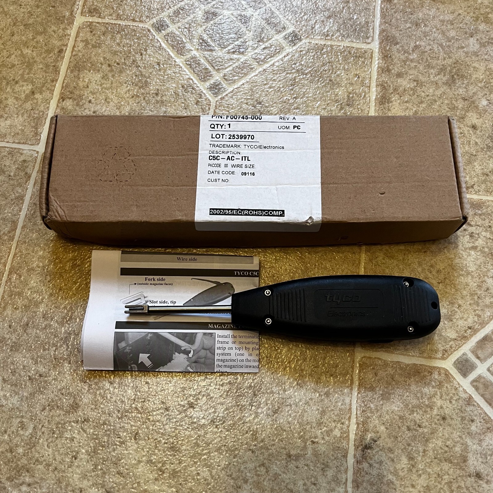 Tyco+Electronics+C5C-AC-ITL+C%26C+Long+Insertion+Installation+Tool for ...