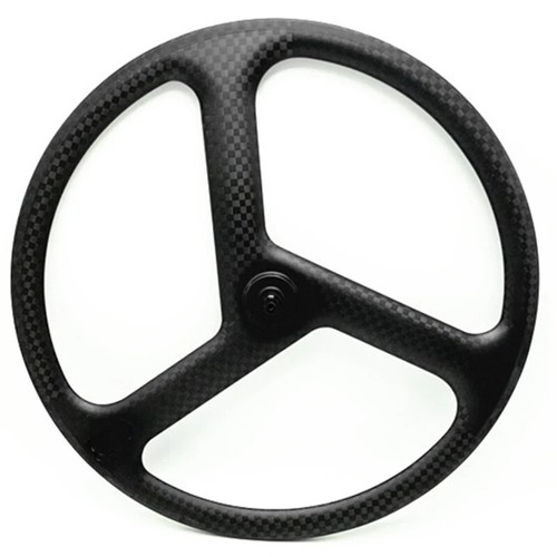 Carbon Road Bike 3 Spokes Wheels 700c 23mm Width Cycling Wheels ...