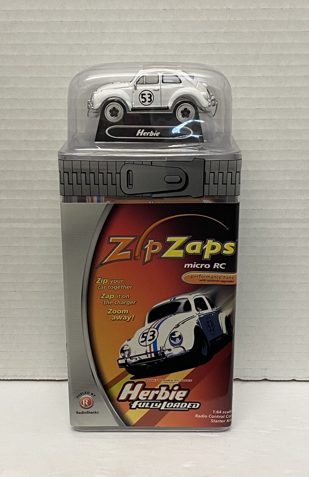 Herbie Fully Loaded Zip Zaps Micro RC 1:64 Scale Radio Control Car ...