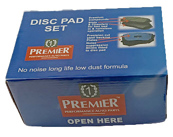 Premier Rear Semi-Metallic Brake Pads DB1142 PR1142 suits Honda Civic ...