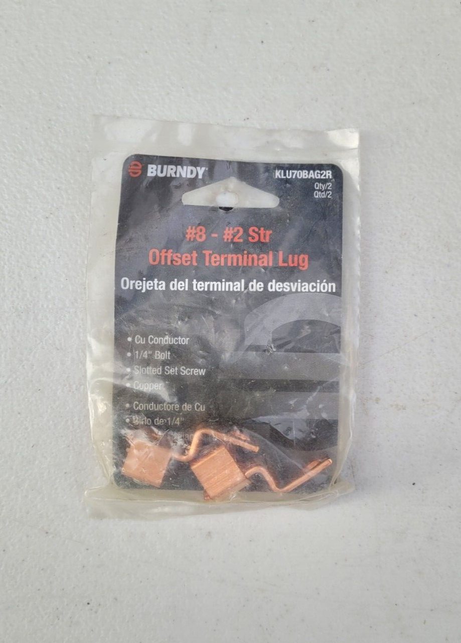 2-Pack+Burndy+Copper+Offset+Terminal+Lugs+for+%2318+-+%232+Str ...